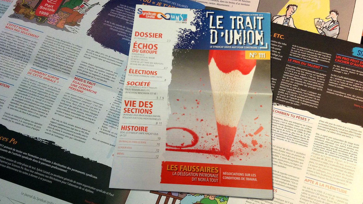 Création de journal Paris - Agence web | Trait d'Union